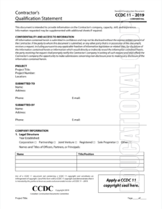 CCDC 11 - updated document coming December 6, 2019 - Construction ...